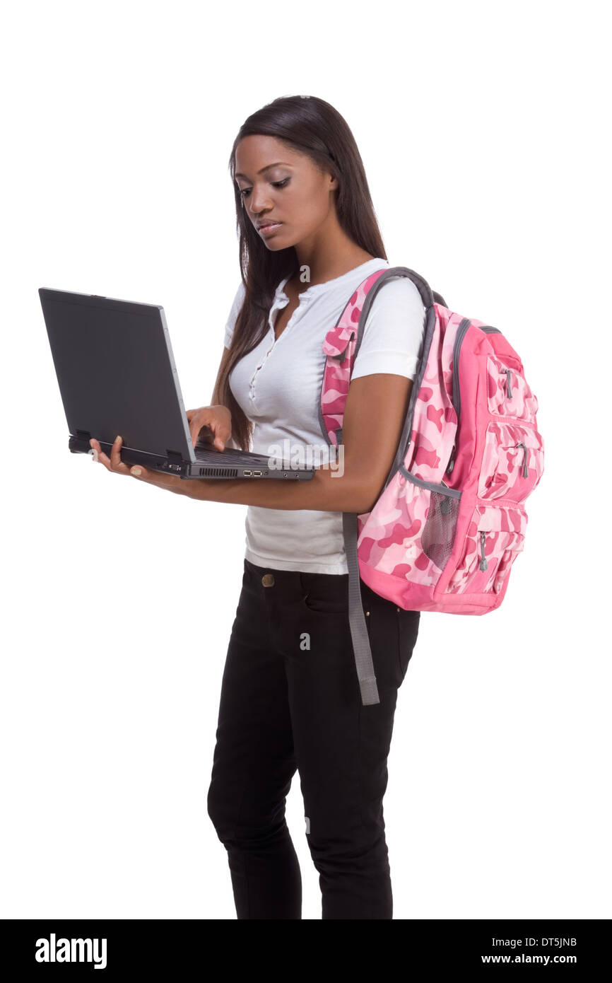 education series template - Friendly ethnic black woman high school ...