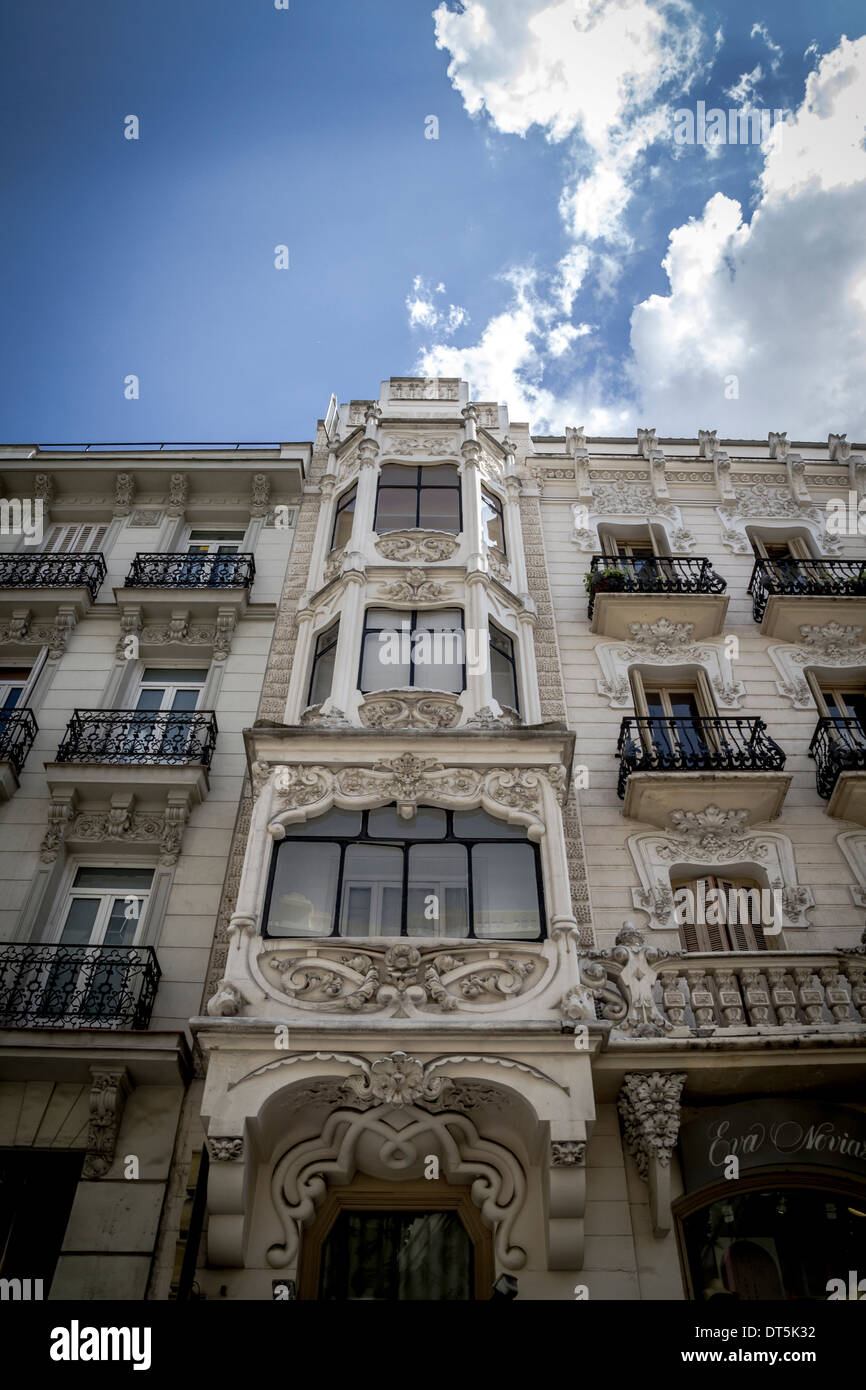 Bank, Image of the city of Madrid, its characteristic architecture ...
