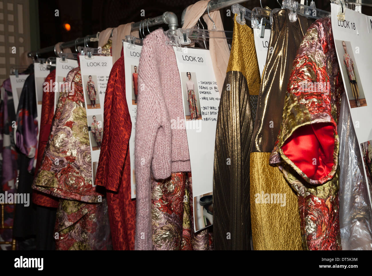 Backstage fashion week dresses hi-res stock photography and images - Alamy