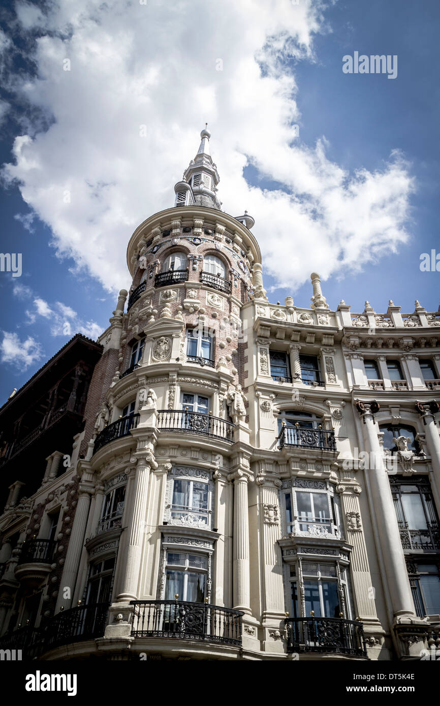 Bank, Image of the city of Madrid, its characteristic architecture ...