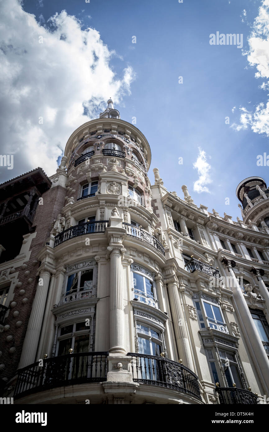 Bank, Image of the city of Madrid, its characteristic architecture ...