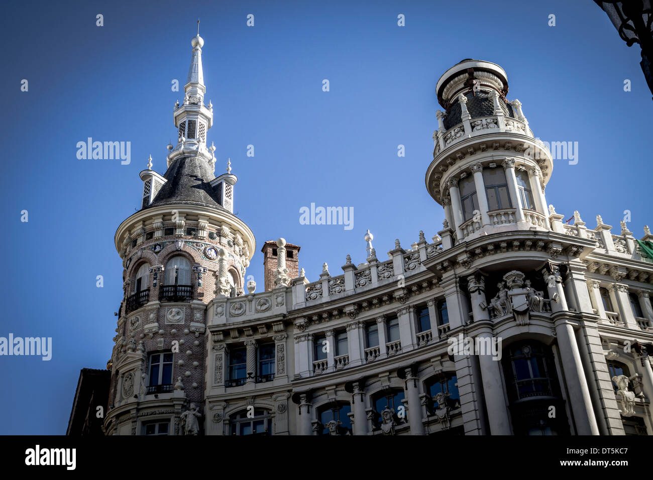Bank, Image of the city of Madrid, its characteristic architecture ...