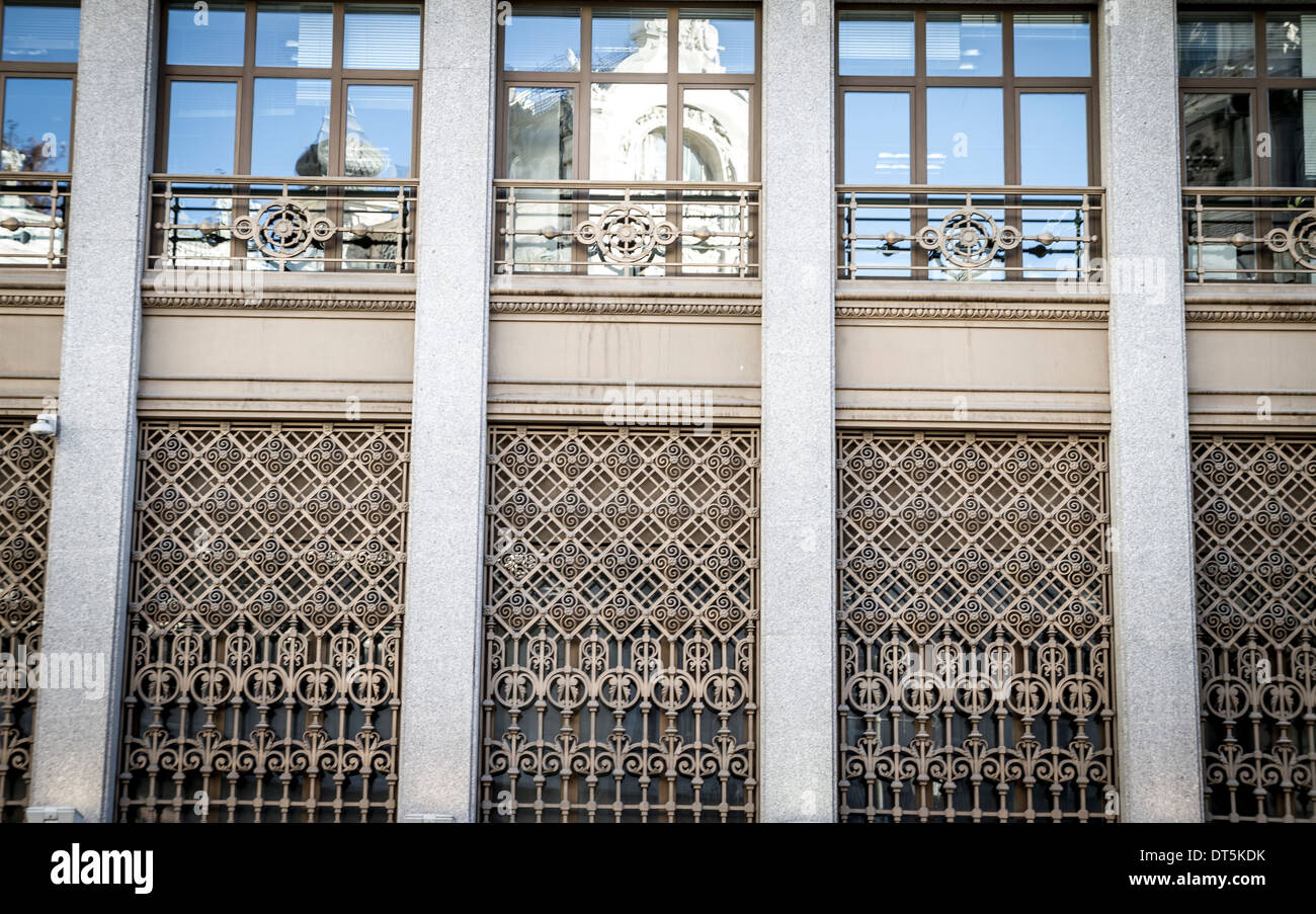 Bank, Image of the city of Madrid, its characteristic architecture ...