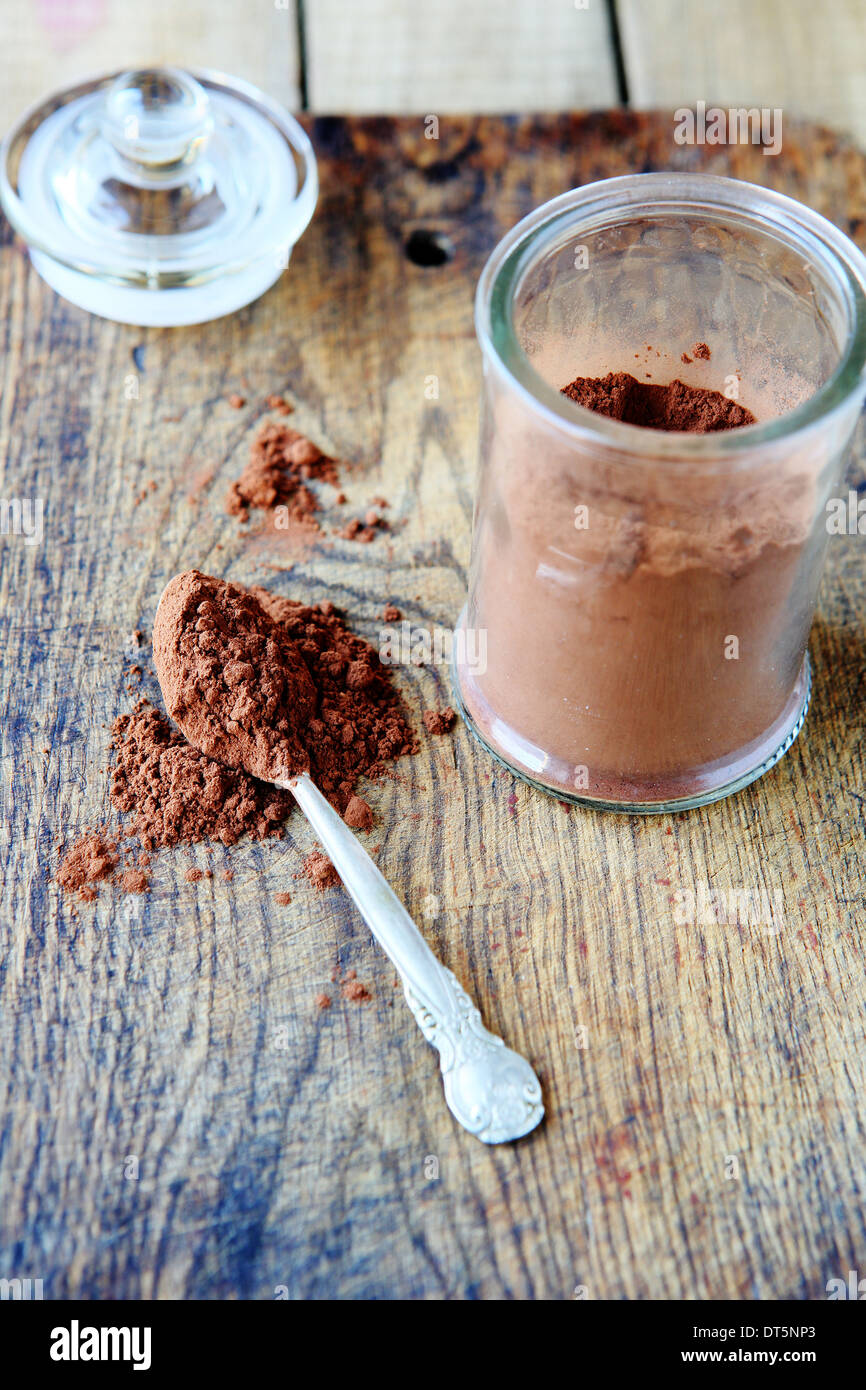 Cocoa powder jar hi-res stock photography and images - Alamy