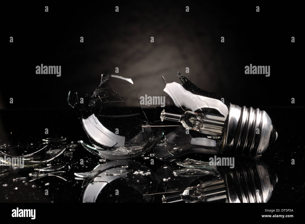 Broken Light Bulb Photography