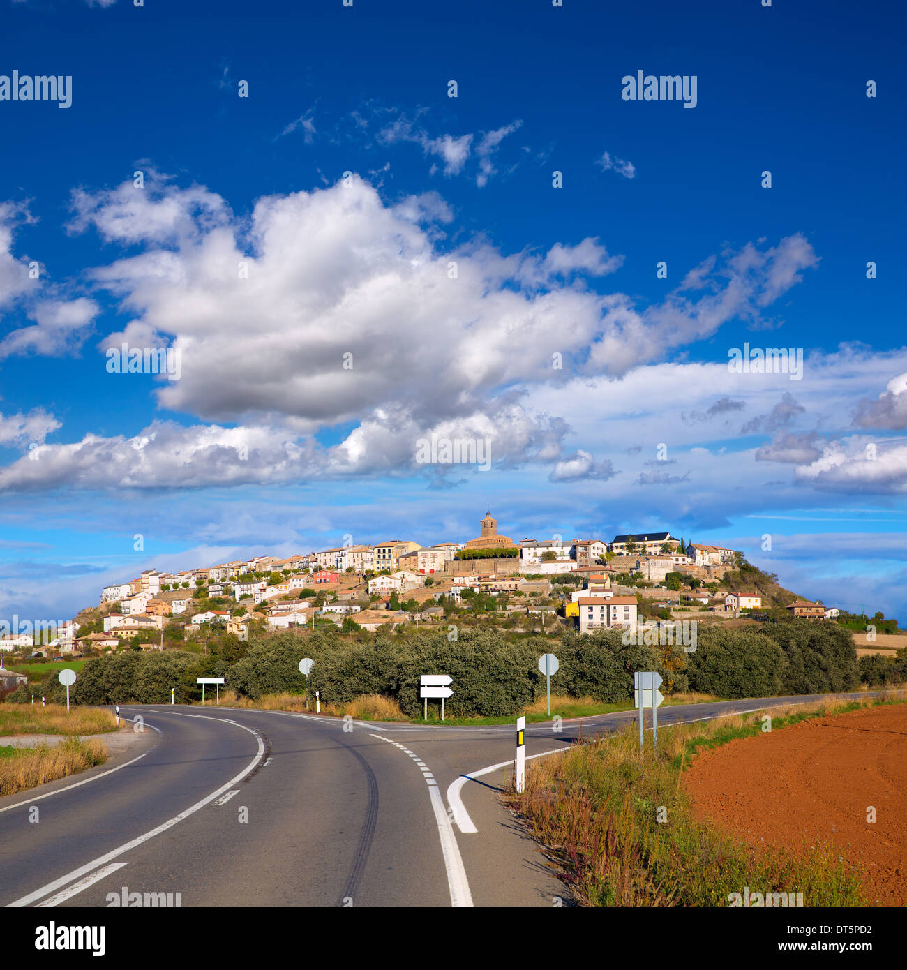 Berdun village in Huesca Aragon Pyrenees of Spain Stock Photo - Alamy