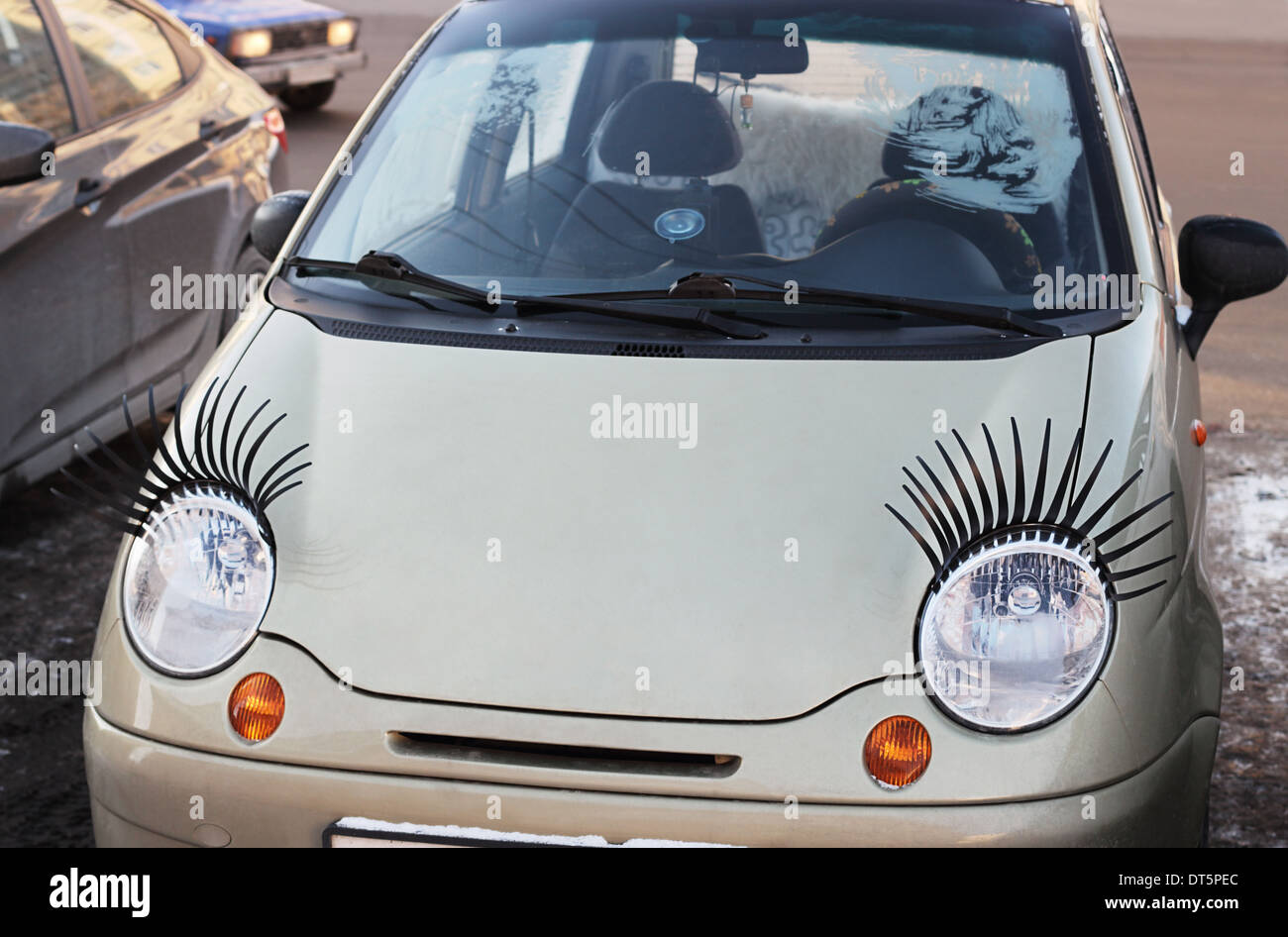 Makeup for your beloved car Stock Photo - Alamy