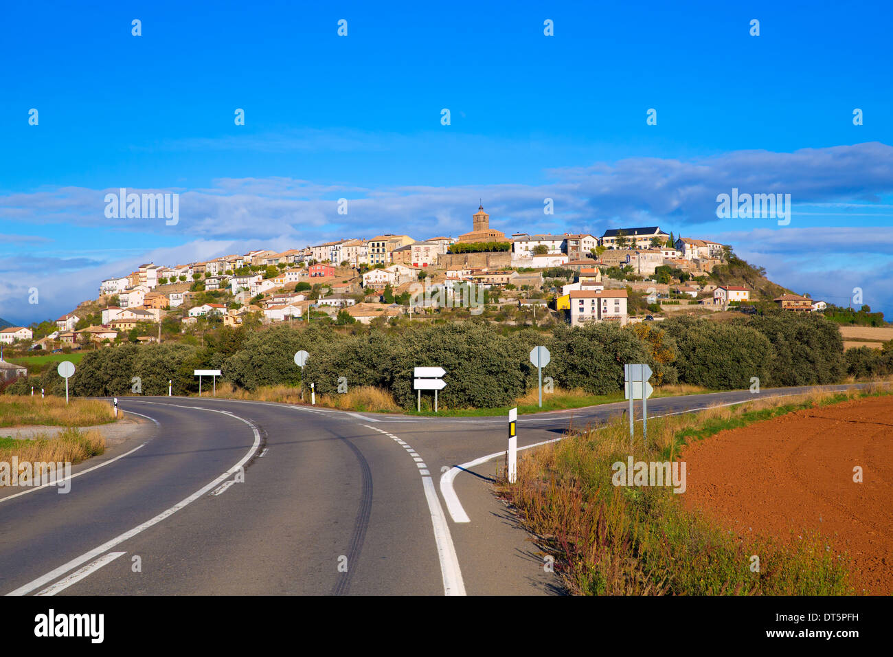 Berdun village in Huesca Aragon Pyrenees of Spain Stock Photo - Alamy
