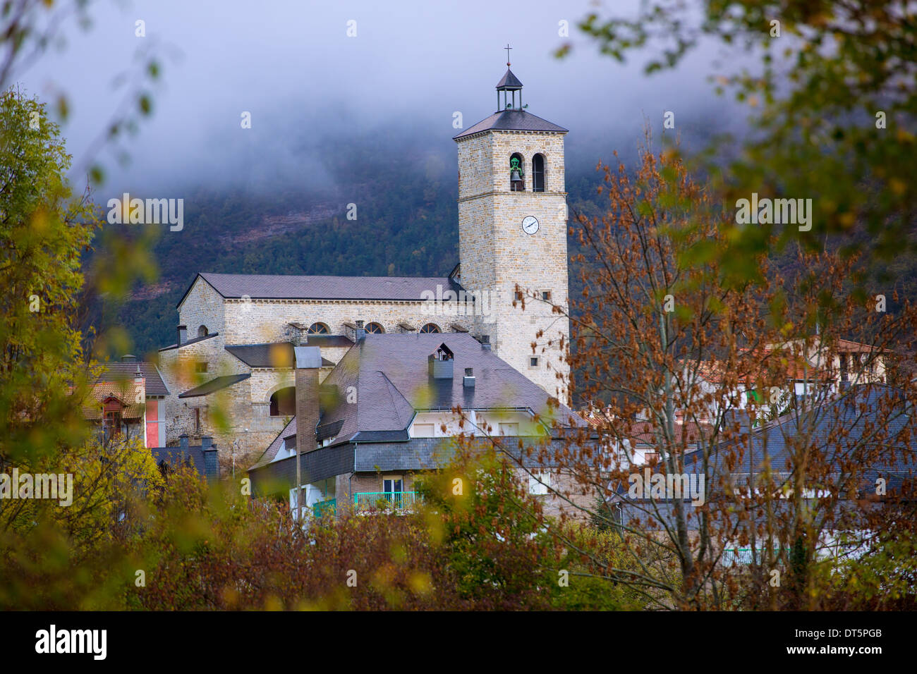 Biescas village hi-res stock photography and images - Alamy