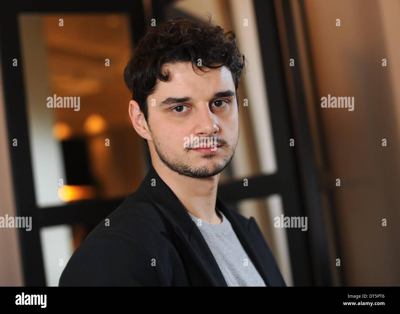 Berlin, Germany. 09th Feb, 2014. Serbian actor Nikola Rakocevic poses ...