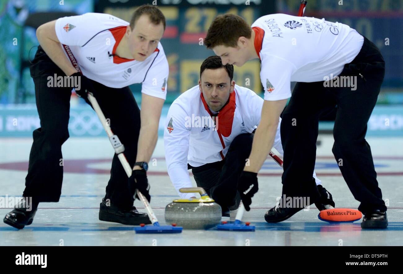 Sochi, Russia. 10th February 2014. (l to r) Michael Goodfellow (GBR ...