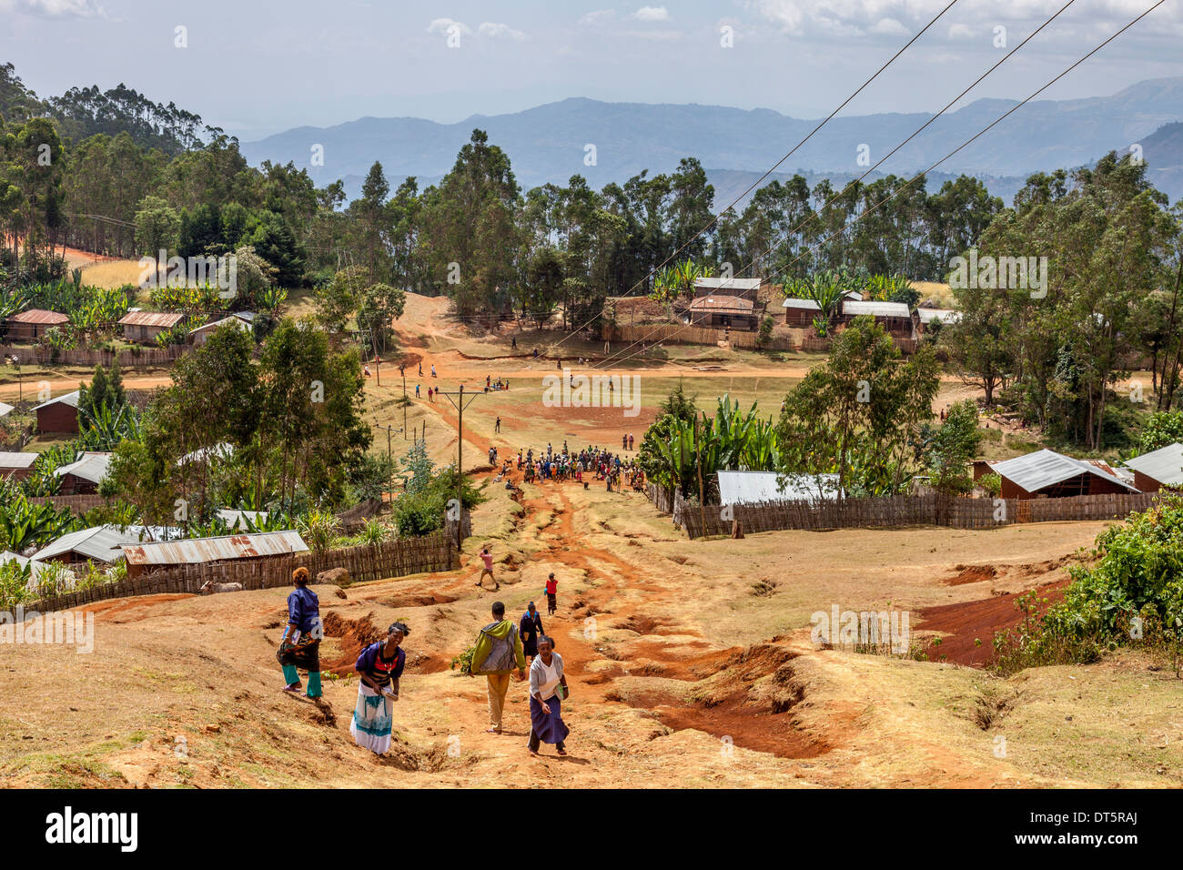 The Dorze Village Of Hayto, near Arba Minch, Ethiopia Stock Photo - Alamy