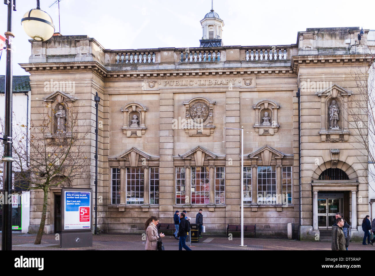 Central library town centre - Northampton Stock Photo - Alamy