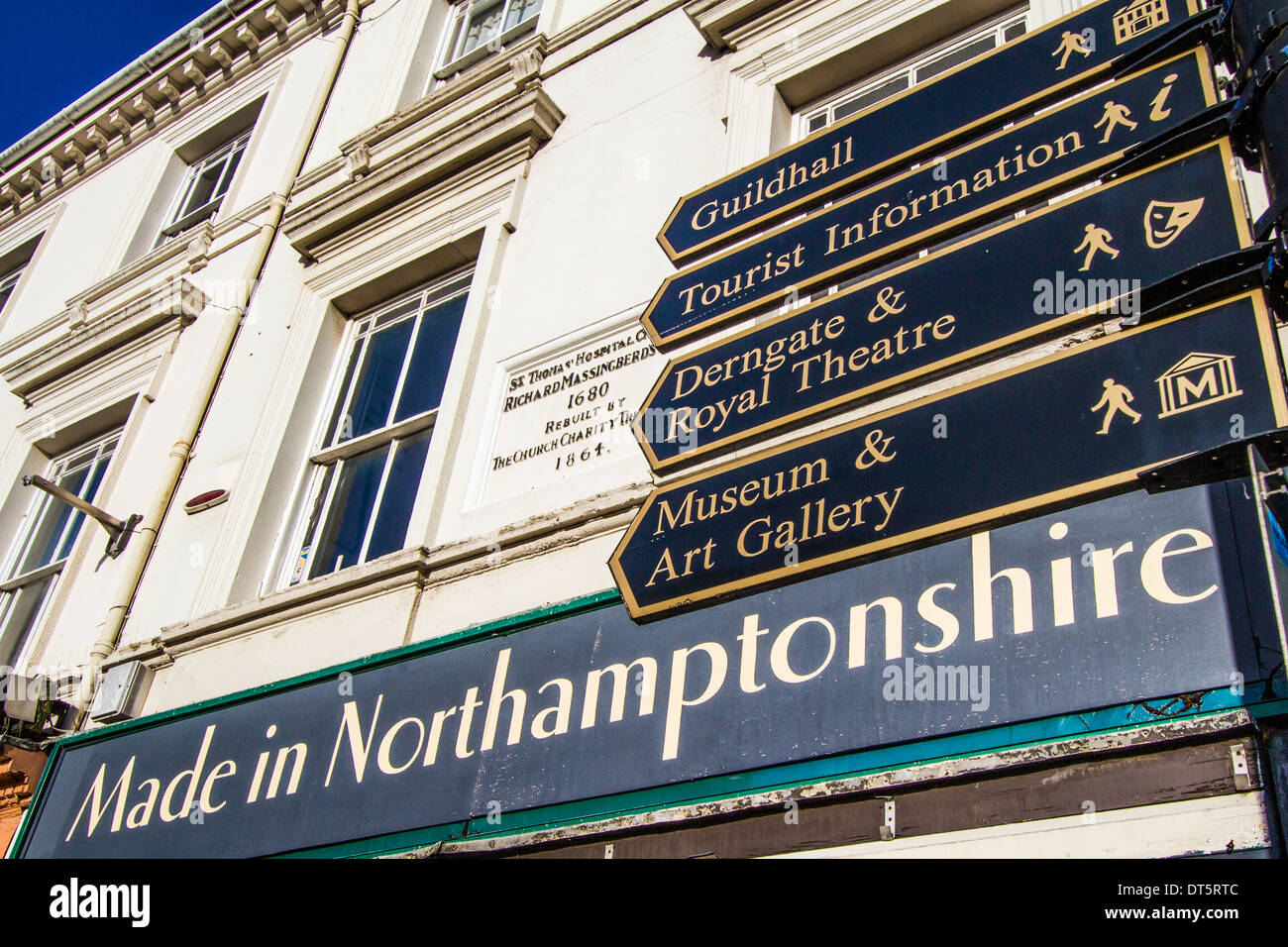 Made in Northamptonshire shop sign - Northampton Stock Photo - Alamy