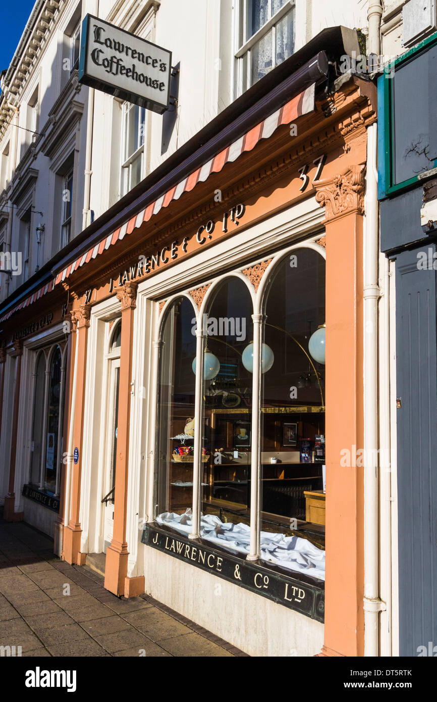 Lawrence's coffeeehouse on St.Giles' street - Northampton Stock Photo ...