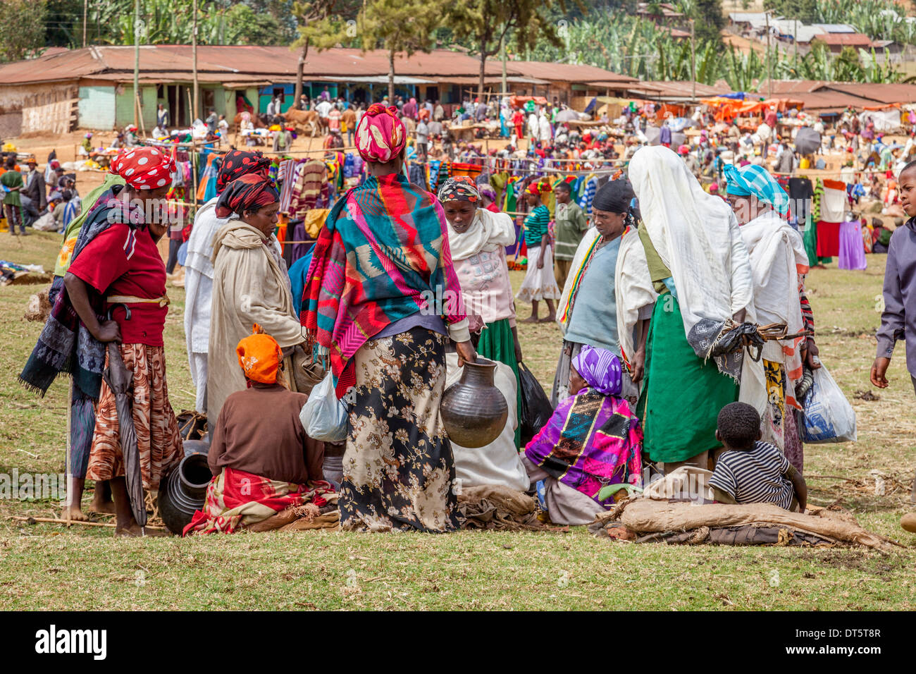 The Thursday Market In The Dorze Village Of Hayto, near Arba Minch ...