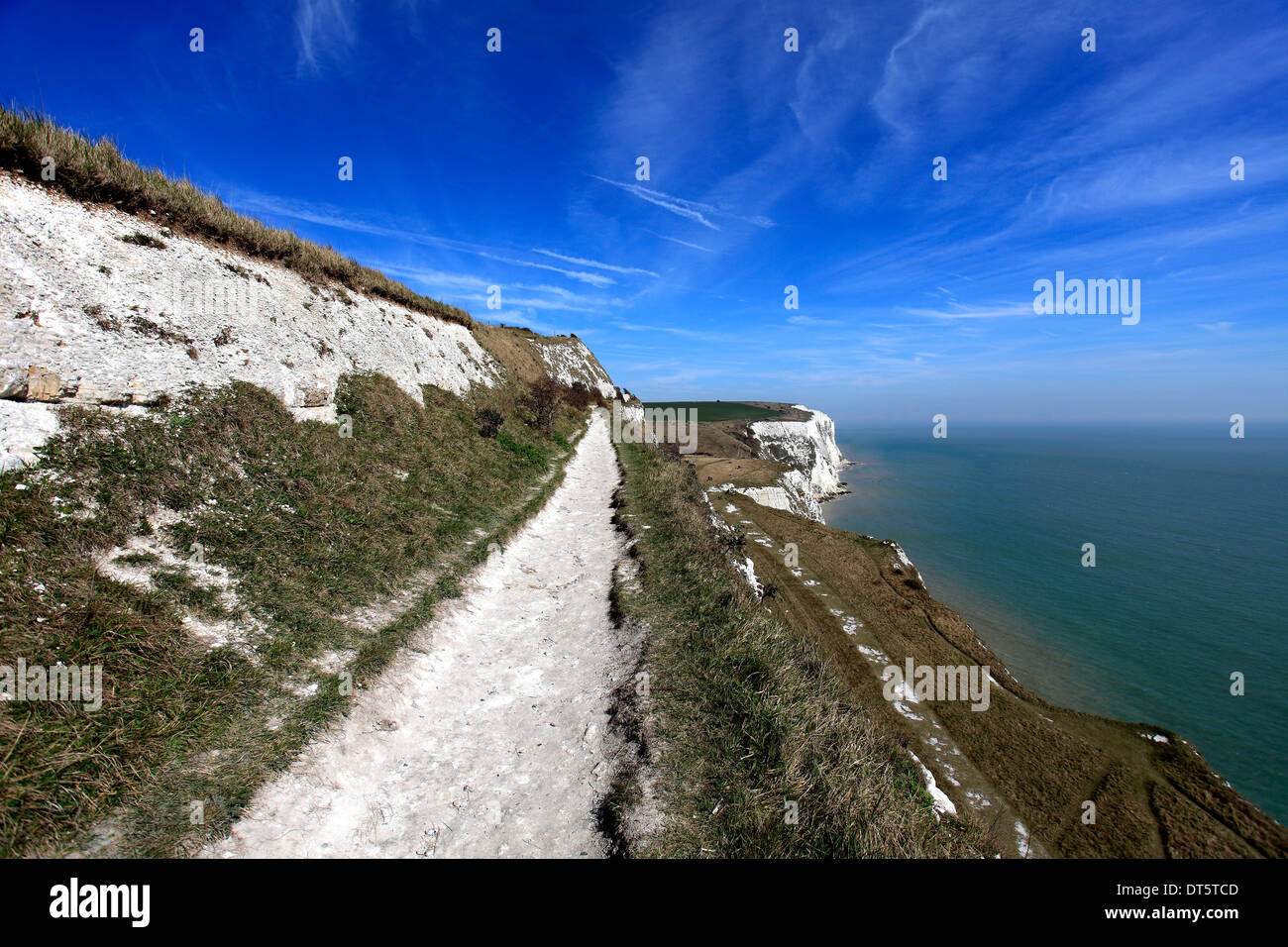 White Cliffs of Dover; Kent County; England; UK Stock Photo - Alamy