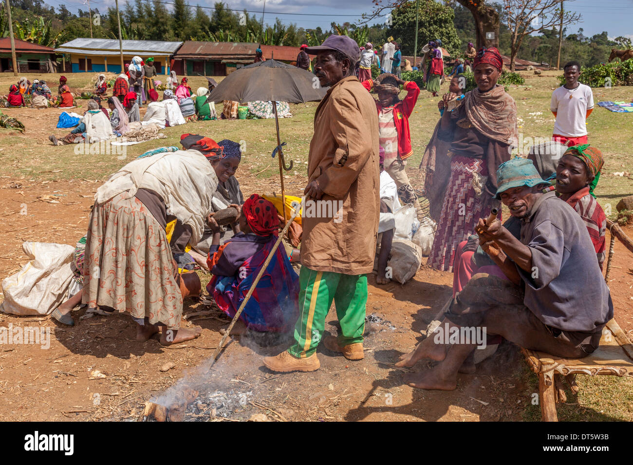 The Thursday Market In The Dorze Village Of Hayto, near Arba Minch ...
