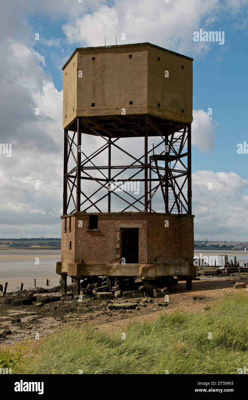 Remains of a World War II radio station disguised as a water tower at ...