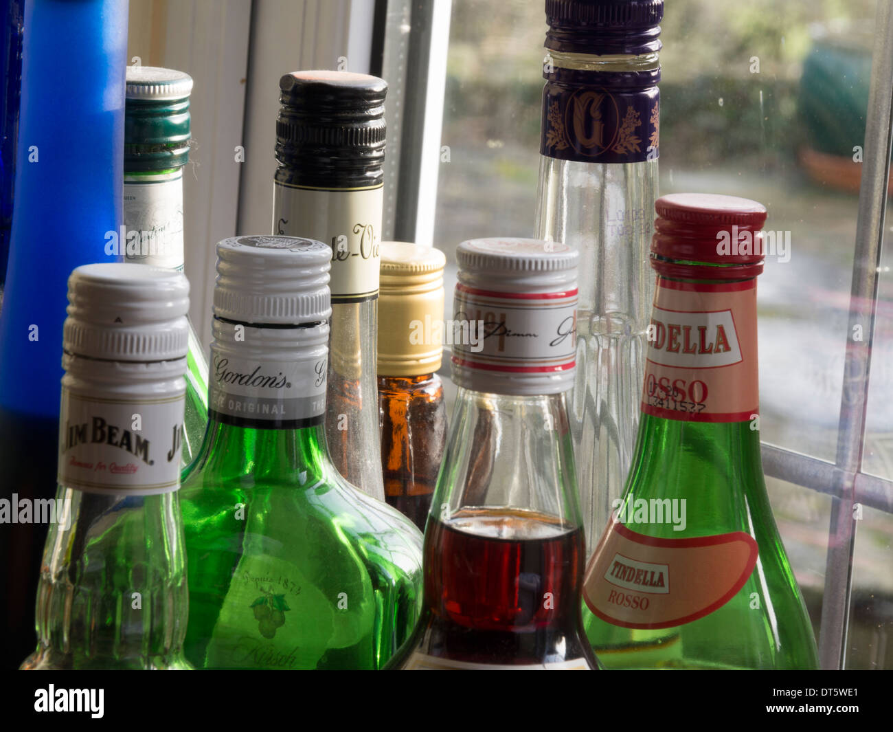 Alcohol bottles hi-res stock photography and images - Alamy