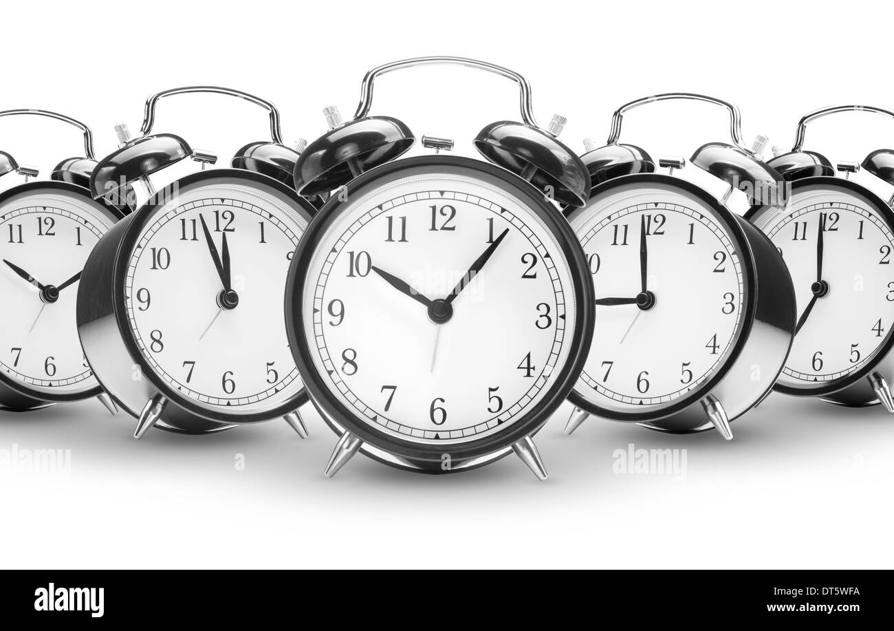 Busy clock Black and White Stock Photos & Images - Alamy