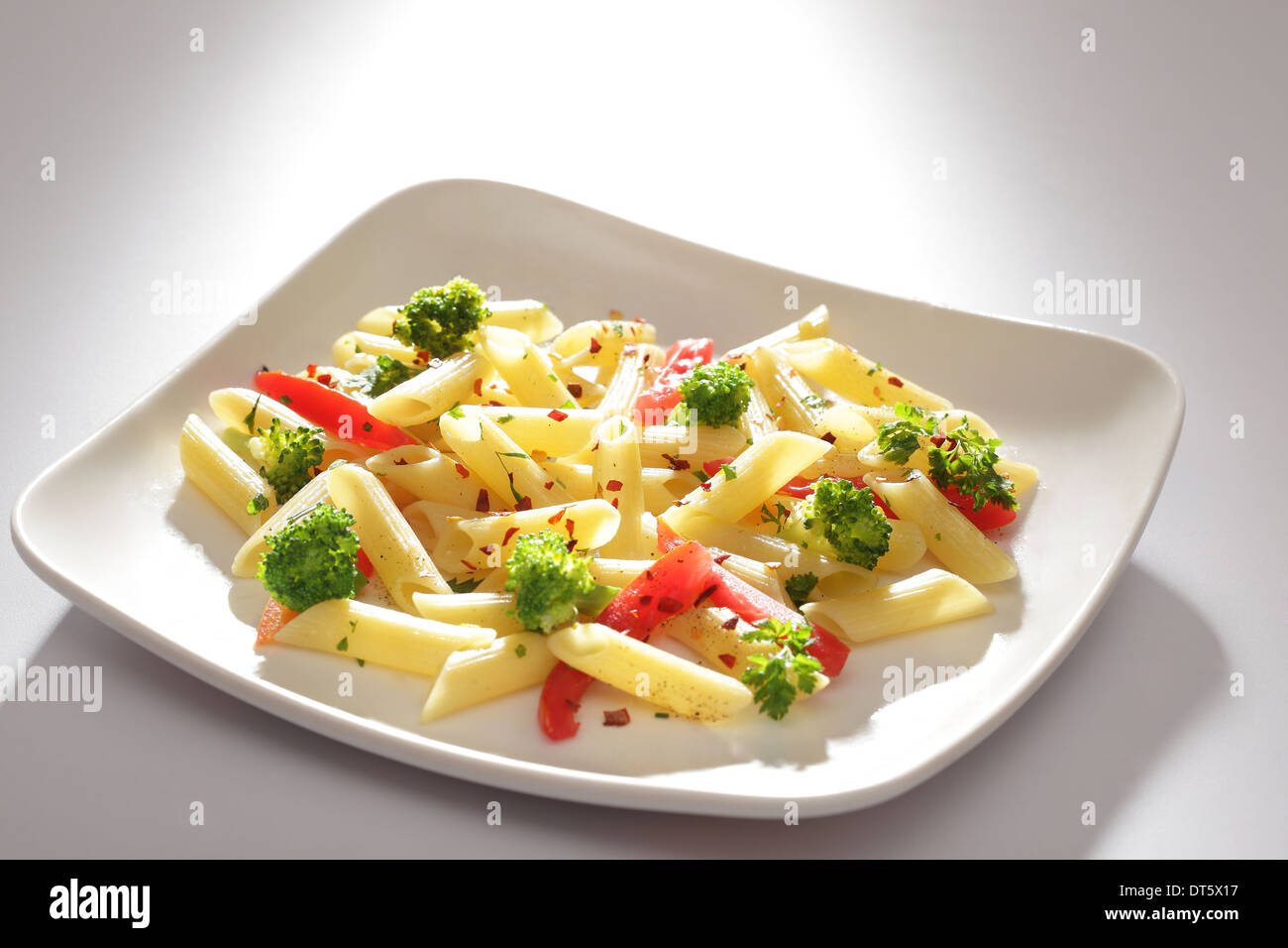 Pasta is a generic term for italian variants of noodles Stock Photo - Alamy