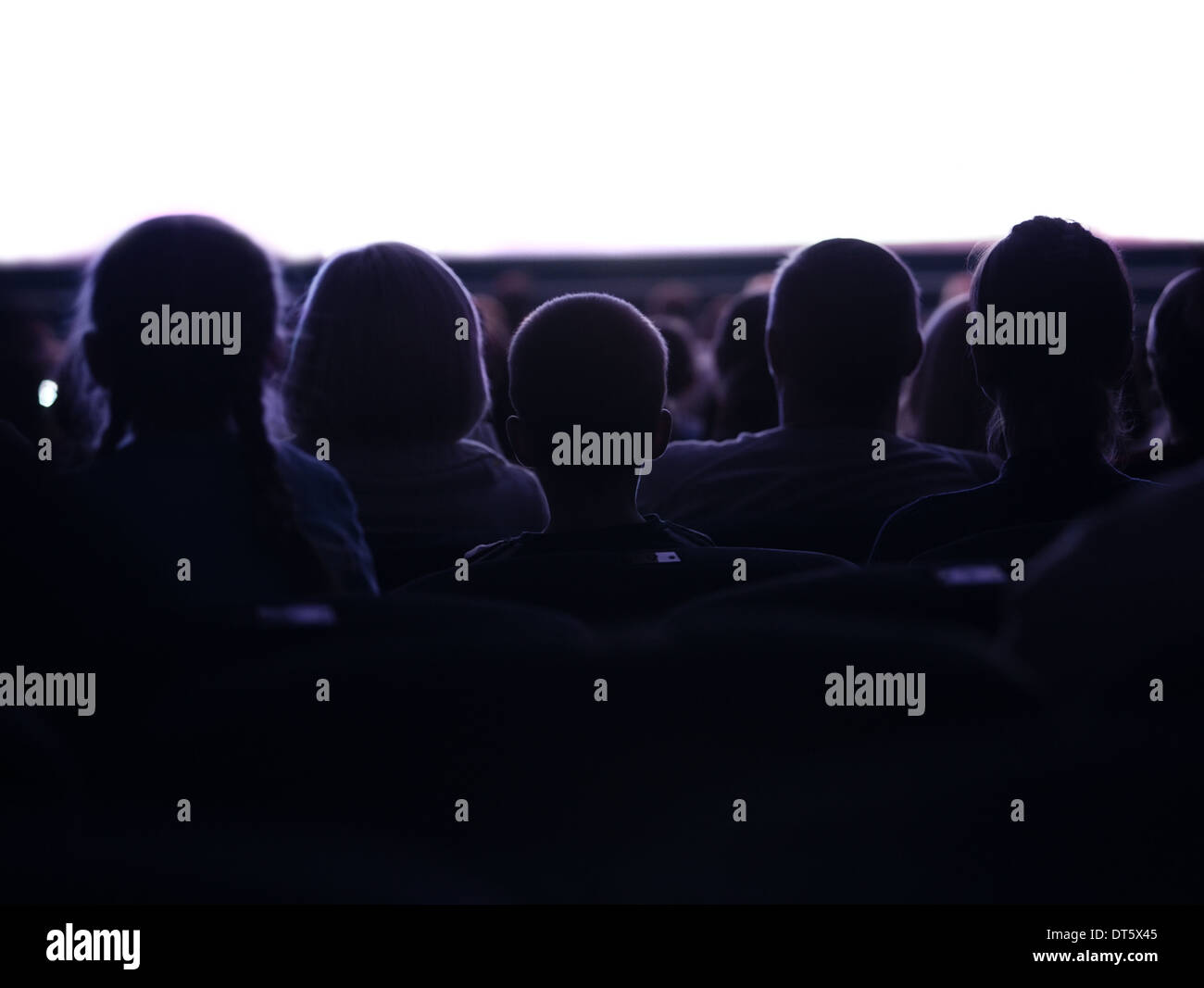 Auditorium full people watching show hi-res stock photography and ...