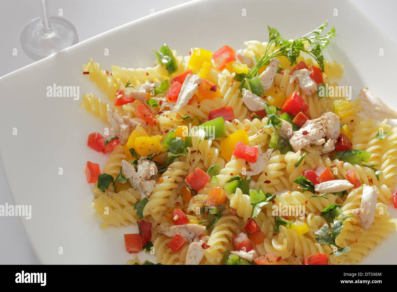 Pasta is a generic term for italian variants of noodles Stock Photo - Alamy