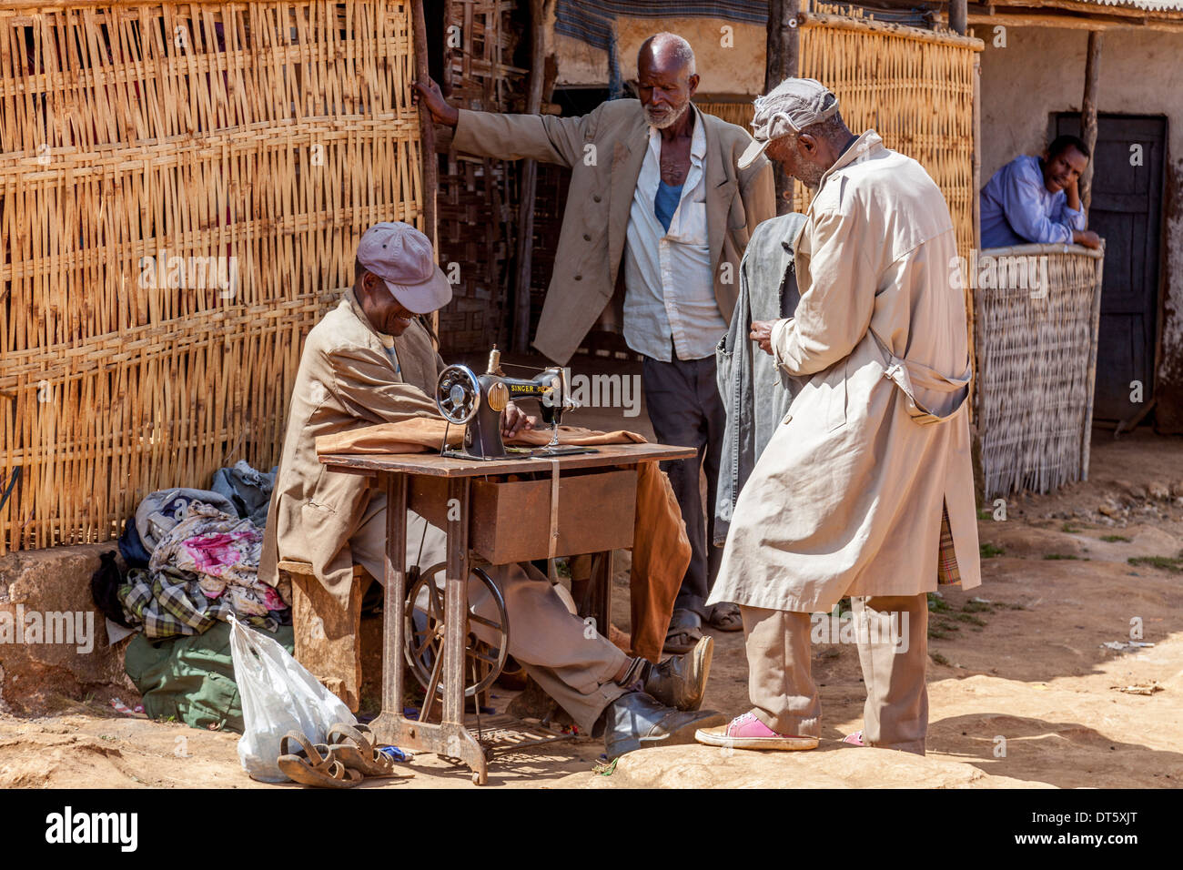 African man sewing machine in hi-res stock photography and images - Alamy