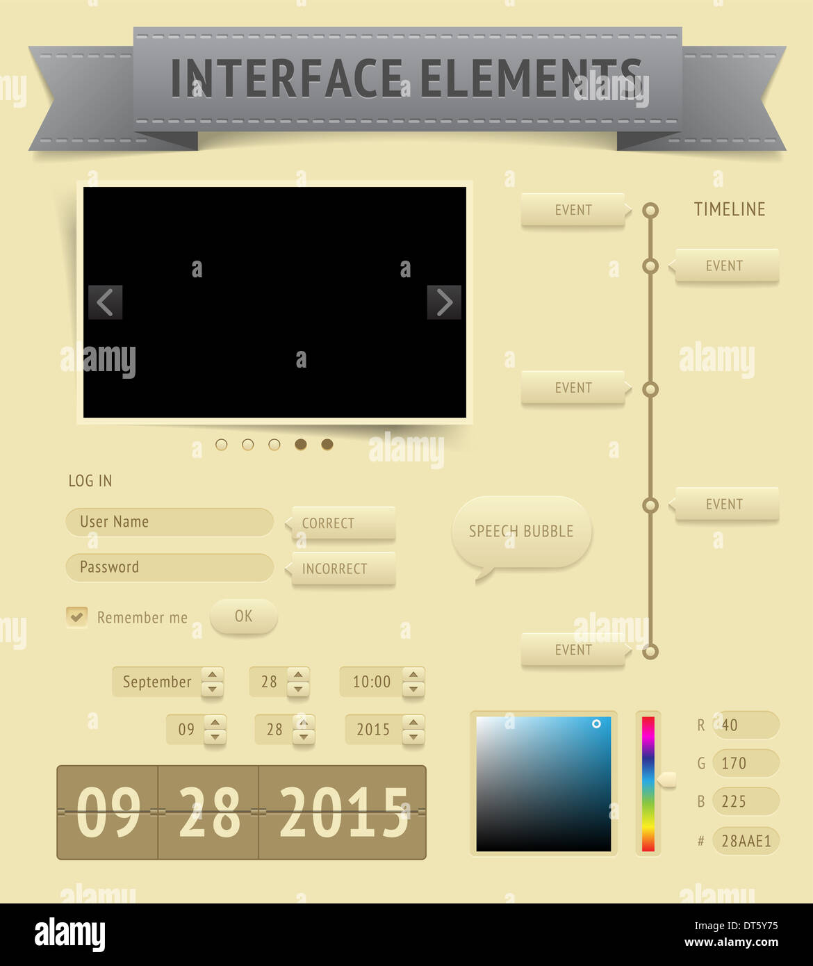 Web version timeline hi-res stock photography and images - Alamy