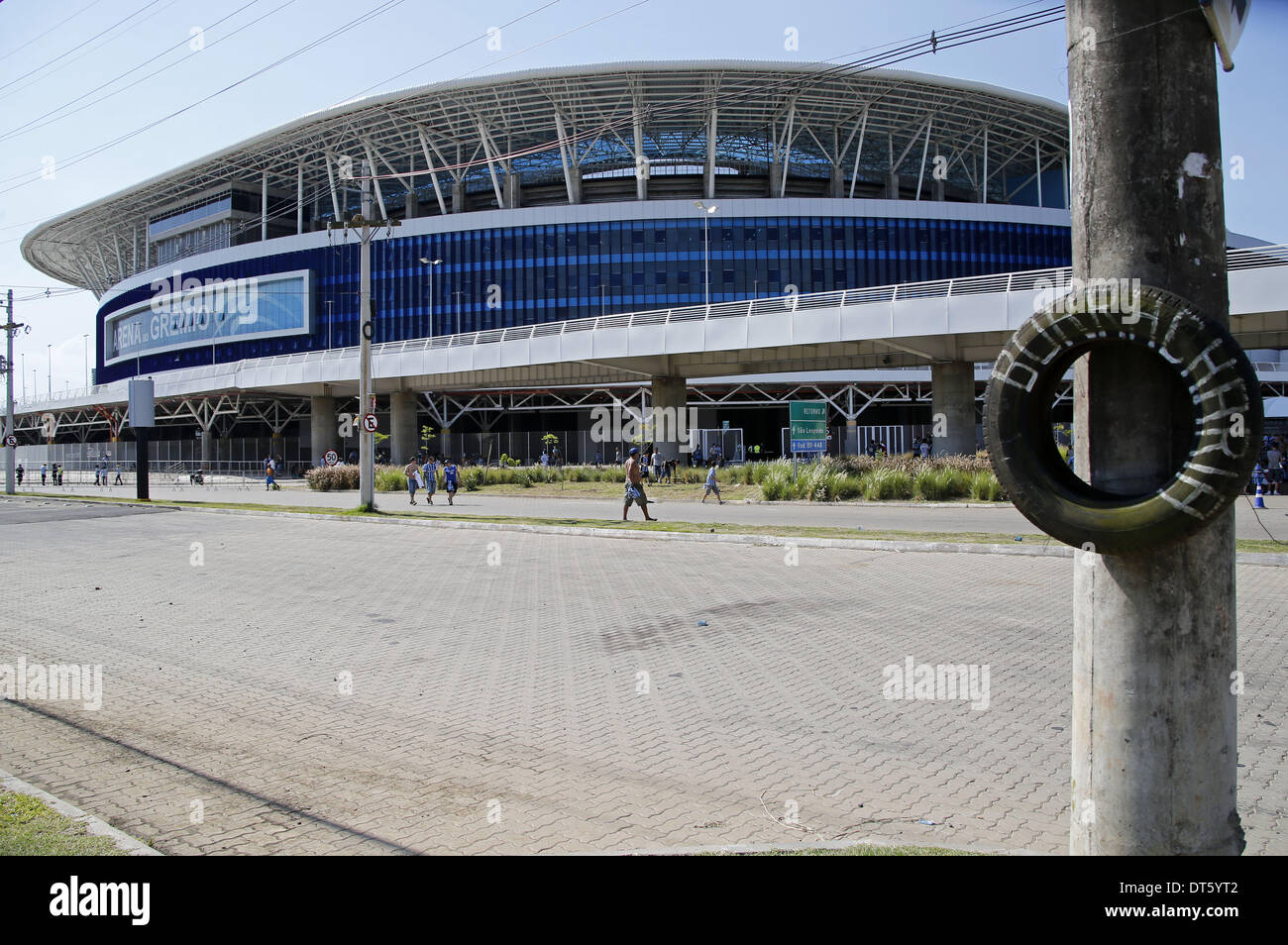 Feb. 9, 2014 - Stadium Arena do Gremio; Porto Alegre; Brazil; 02/02 ...