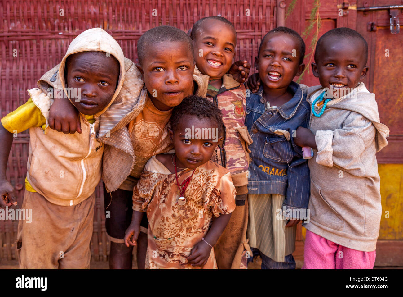 Dorze Children In The Dorze Village of Hayto, near Arba Minch, Ethiopia ...