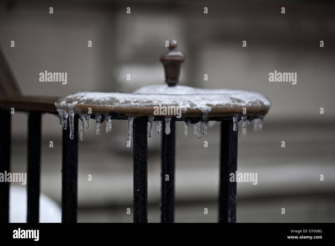 icicle is a spike of ice formed when water dripping or falling from an ...