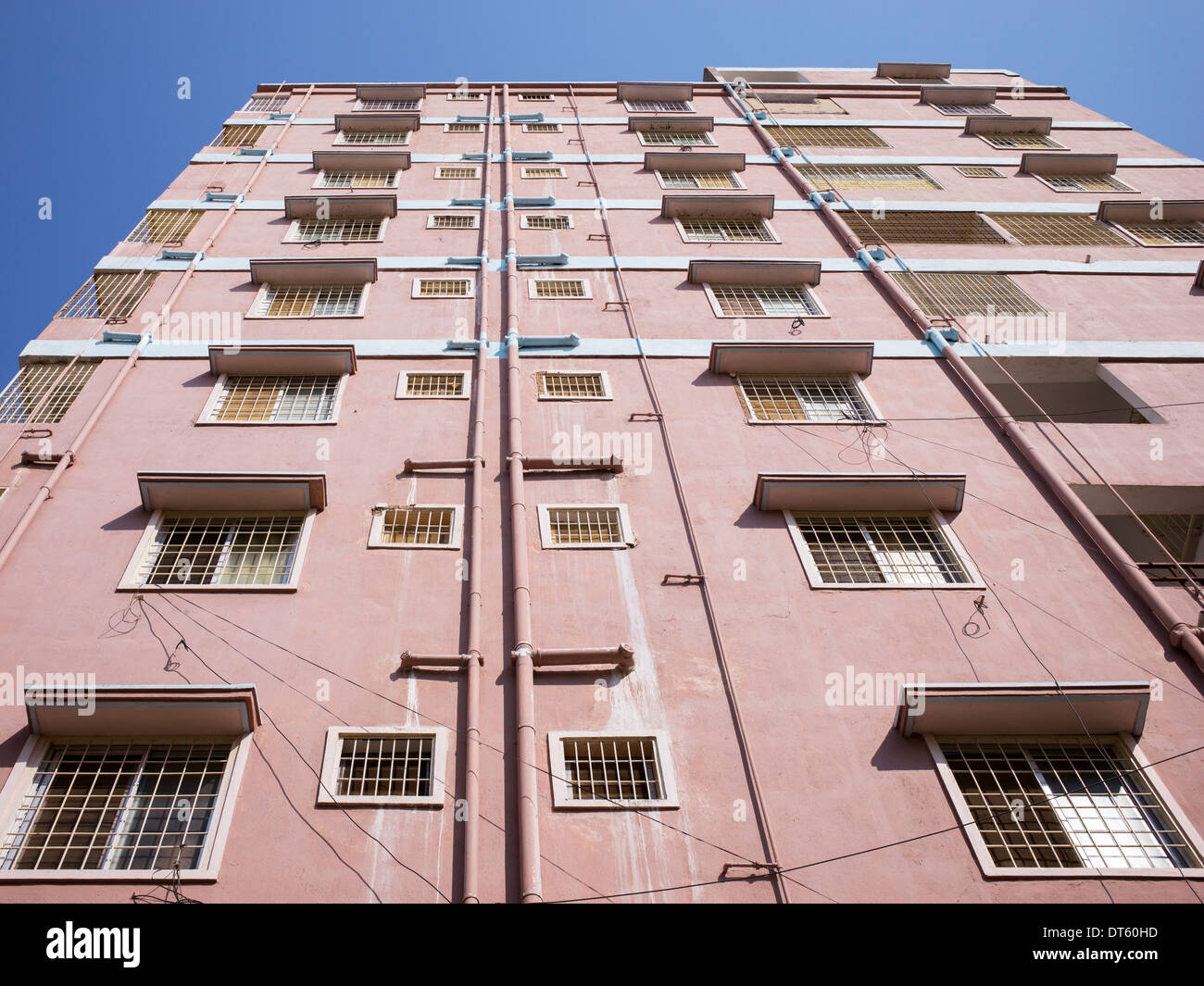 Indian town apartments. Puttaparthi, Andhra Pradesh, India Stock Photo ...