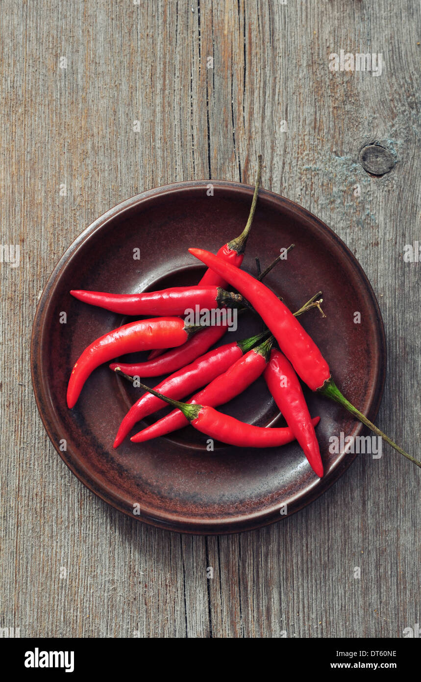 Plate hot chili pepper hi-res stock photography and images - Alamy