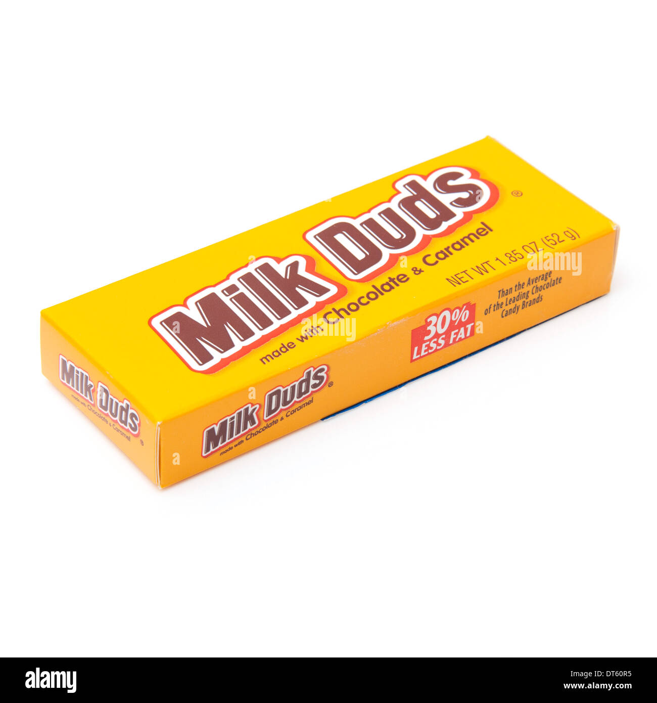 Packet of Milk Duds American chocolate and caramel sweets Stock Photo ...