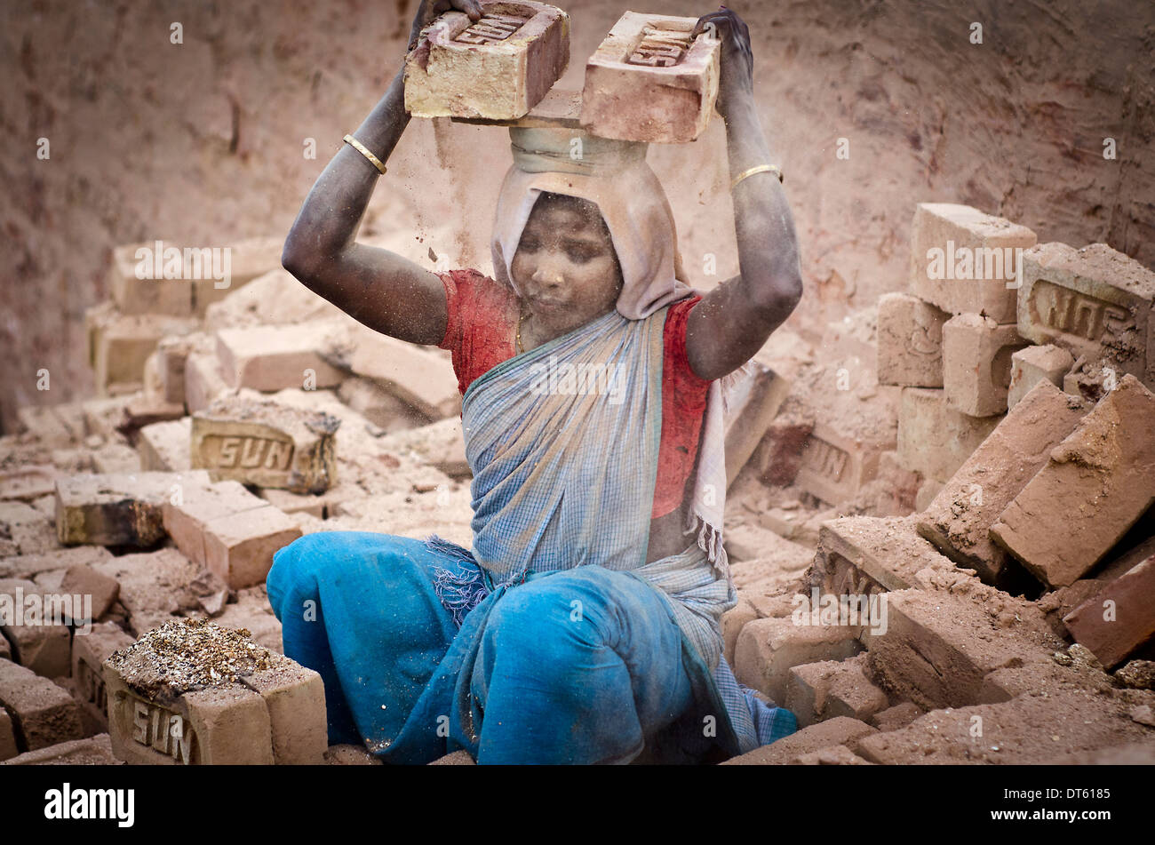 Brick factory ,Gorbangha ,Nadia district,West Bengal ,India Stock Photo ...