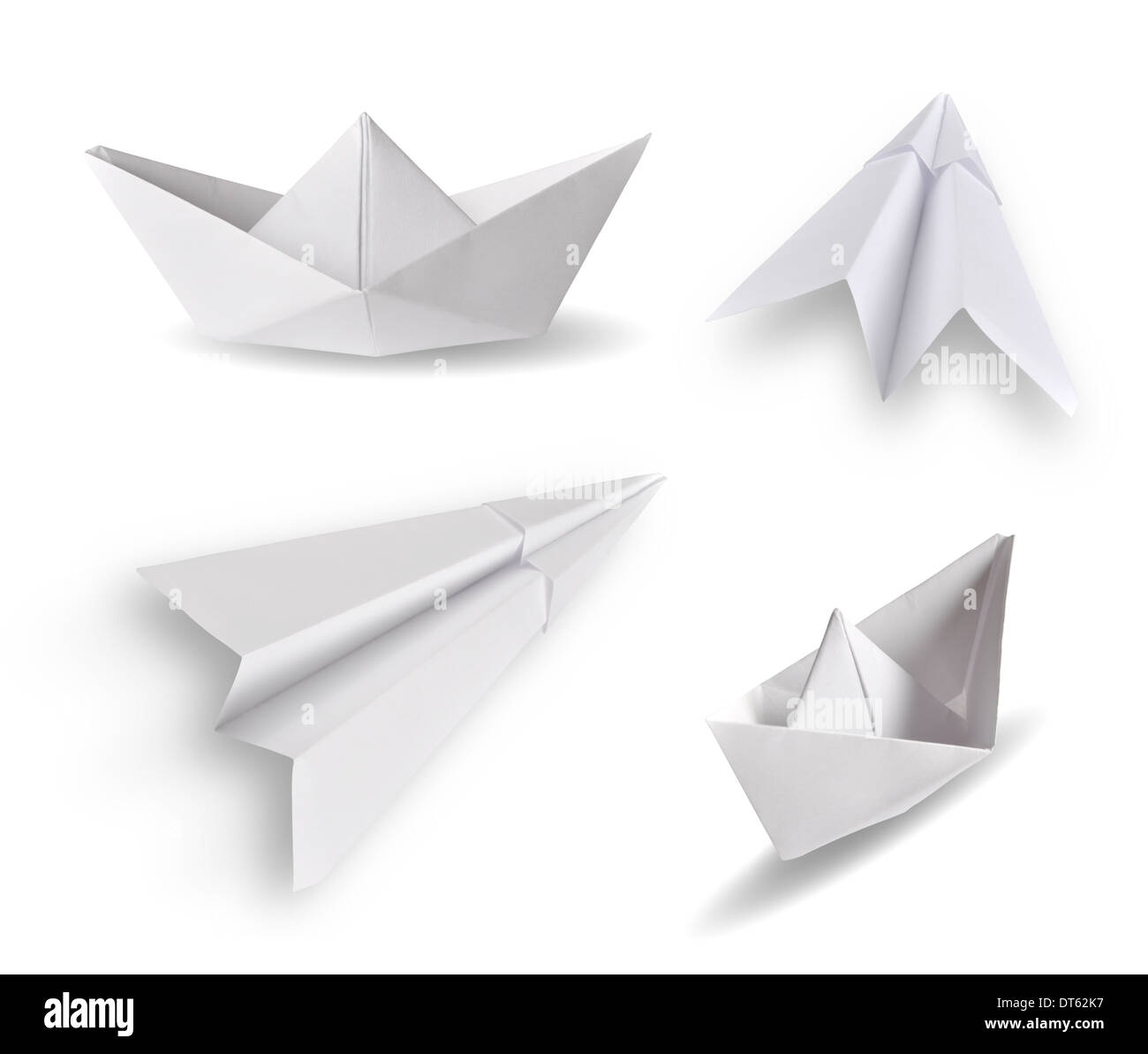 White grey boat Cut Out Stock Images & Pictures - Alamy