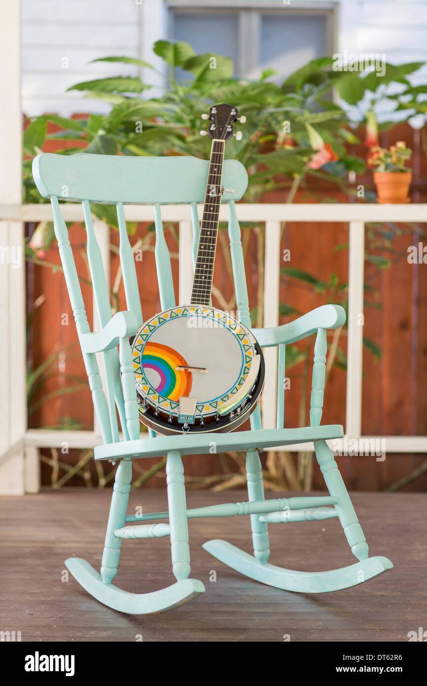 Rocking on the porch hi-res stock photography and images - Alamy