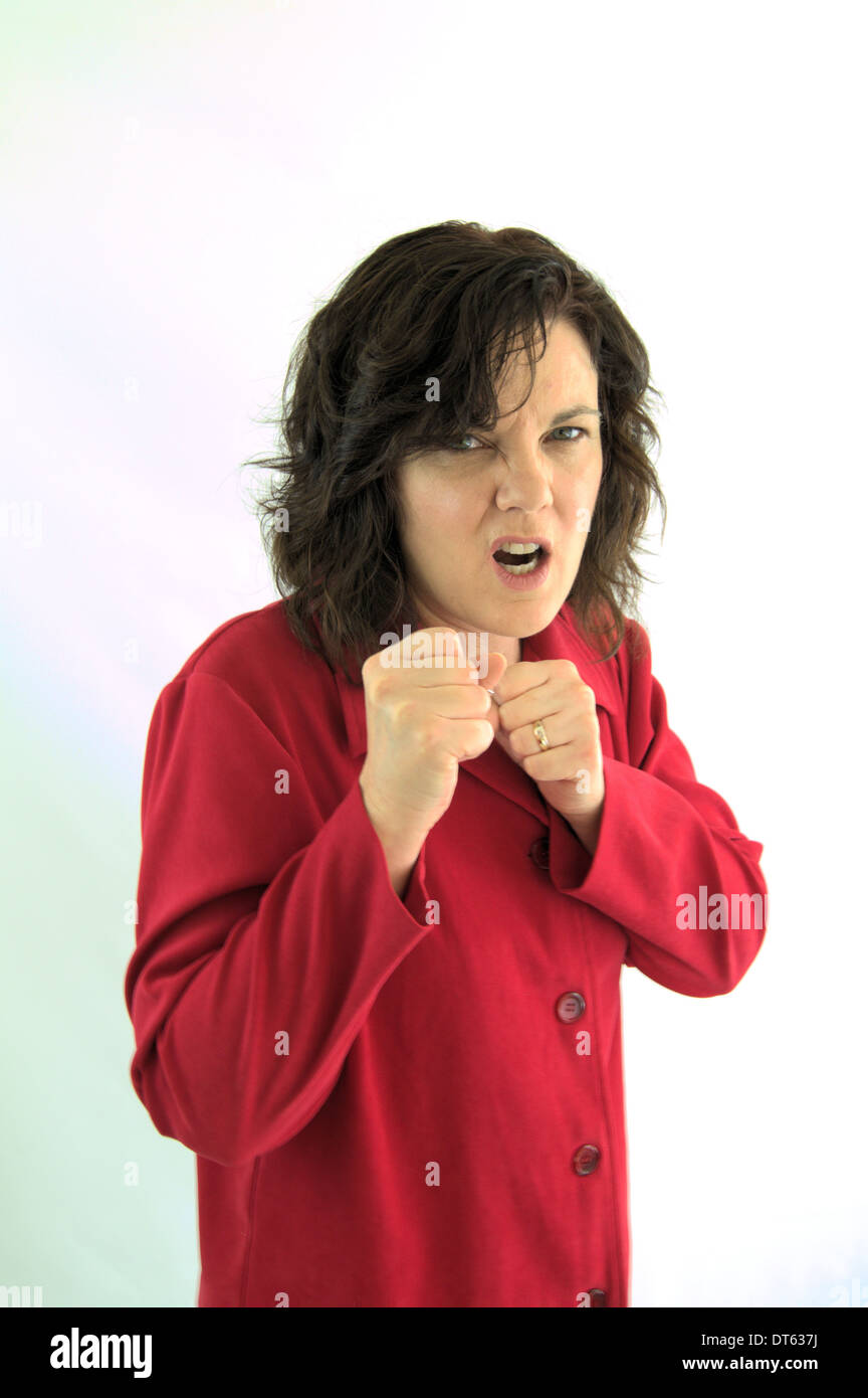 Battle ready woman hi-res stock photography and images - Alamy