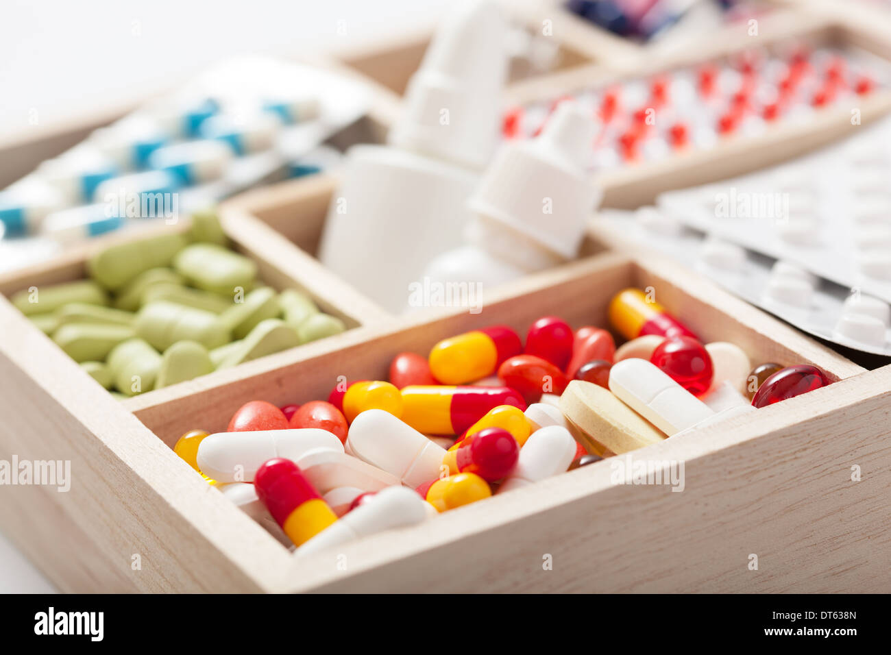 Tablet antibiotic box hi-res stock photography and images - Alamy