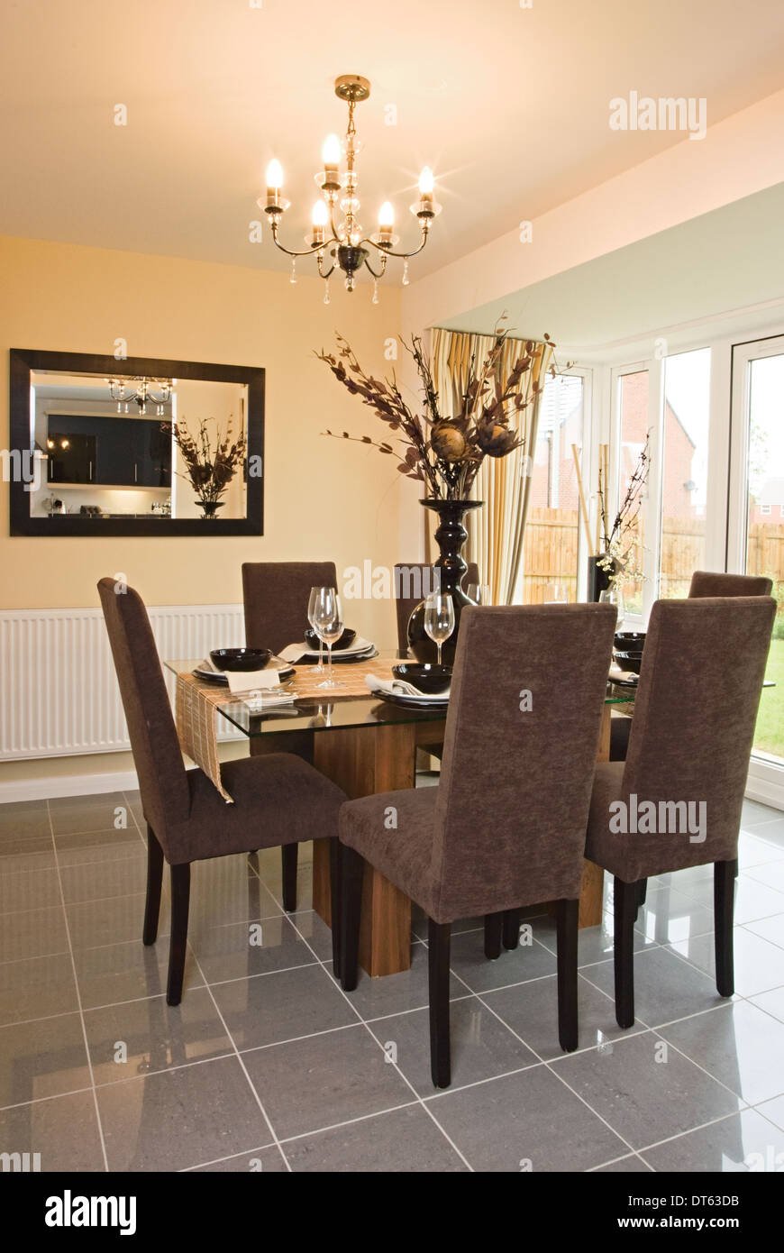 Residential dining room Stock Photo - Alamy