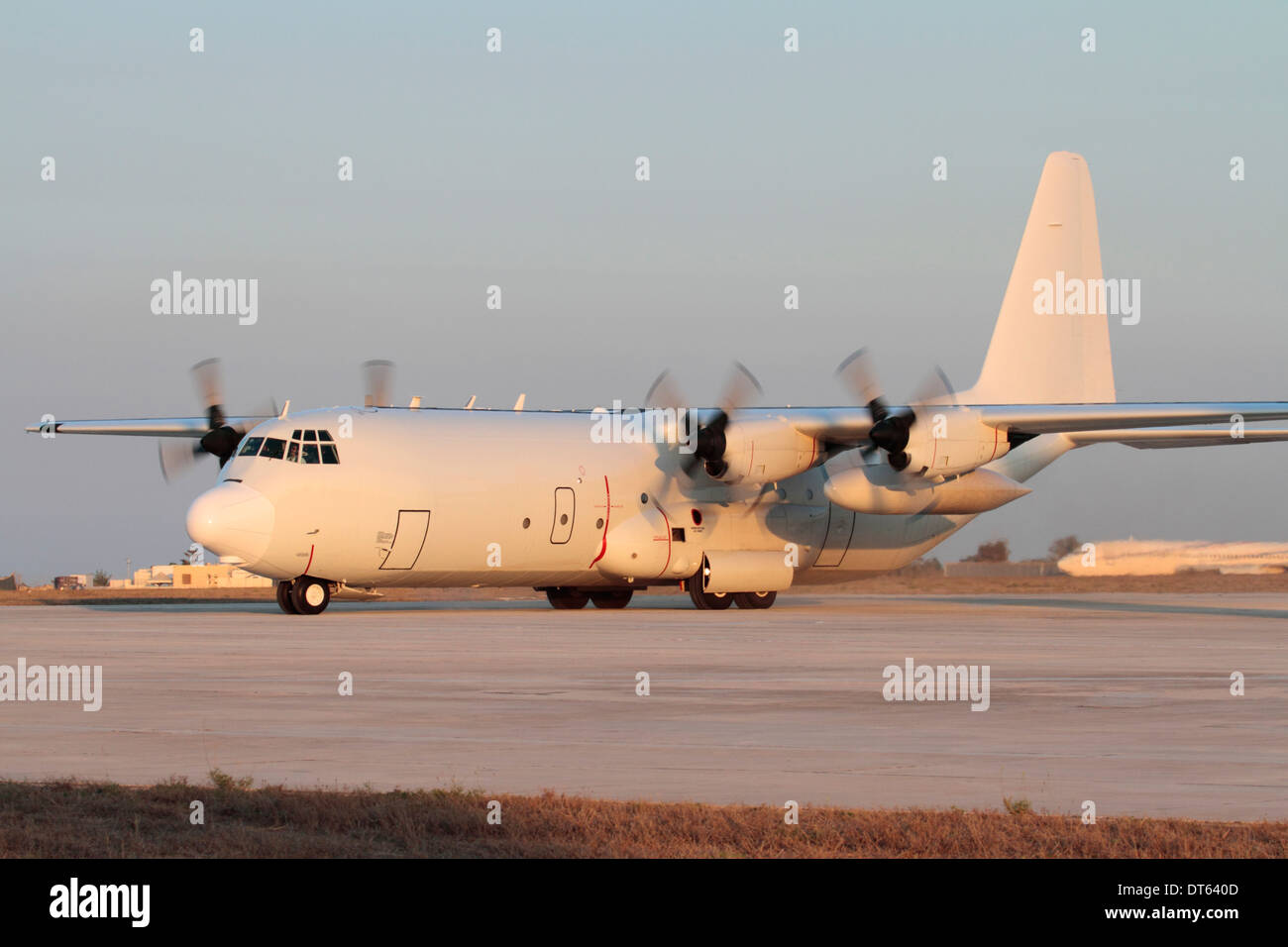 Civil-registered Lockheed L-100-30 Hercules turboprop cargo plane on ...