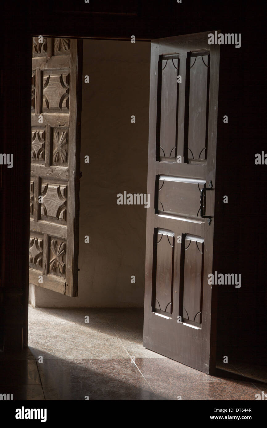 Door inside Church Stock Photo - Alamy