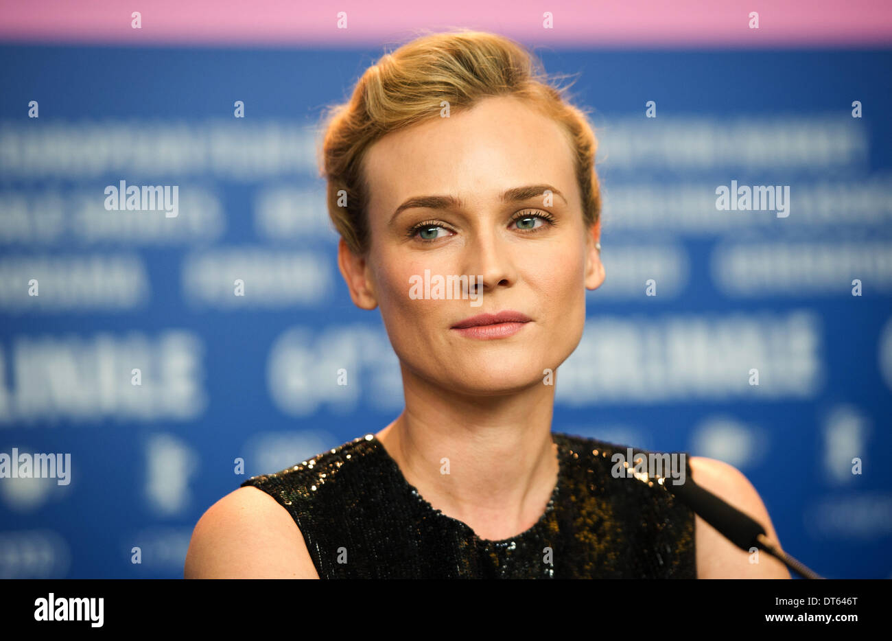 Berlin, Germany. 10th Feb, 2014. German actress Diane Kruger attends ...