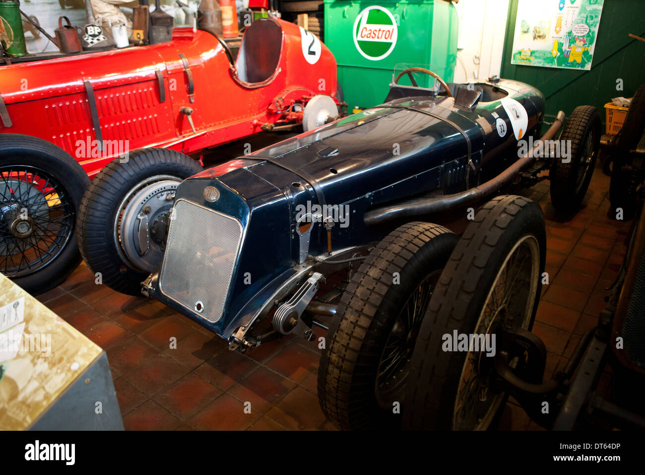 Grand Prix Delage 1926 racing car on display at Brooklands Museum in ...