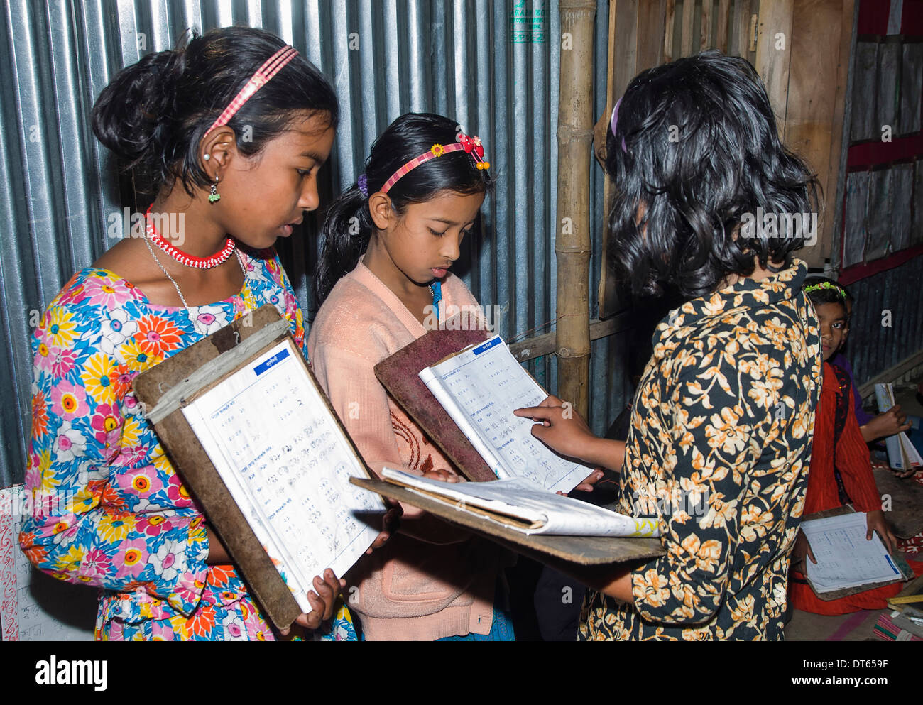 Bangladesh, South Asia, Chittagong, Comilla, BRAC students in a primary ...
