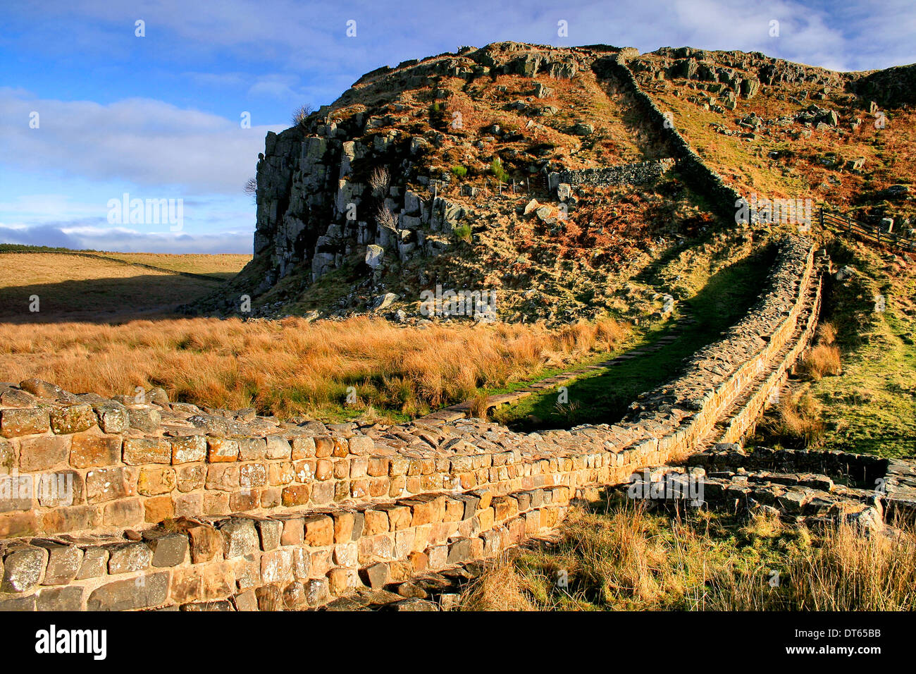 Steel Rigg, Hadrains Wall, Northumberland National Park, Northumbria ...