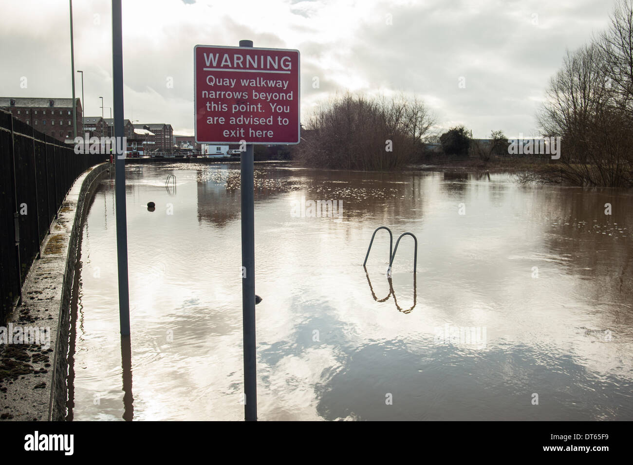 Uk flooding river severn hi-res stock photography and images - Alamy