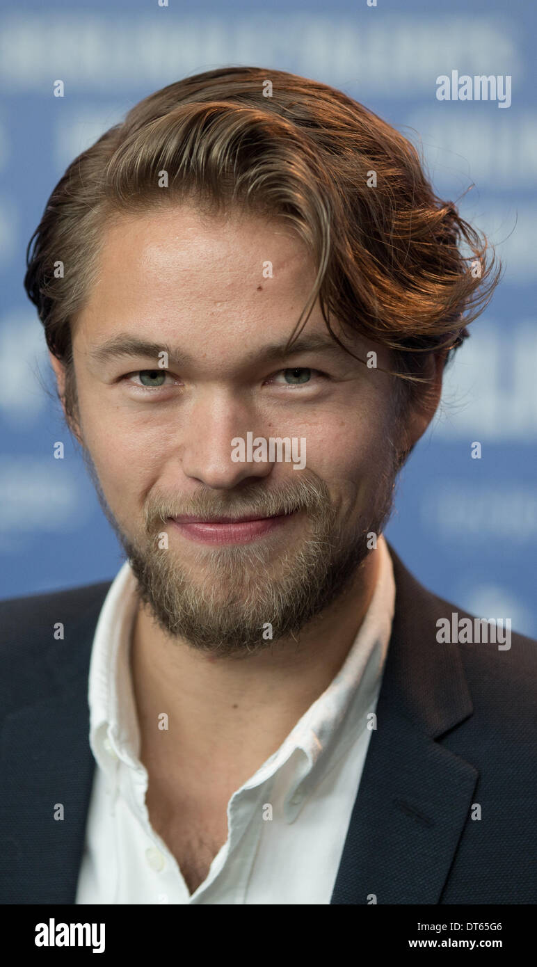 Berlin, Germany. 10th Feb, 2014. Norwegian actor Jakob Oftebro attends ...